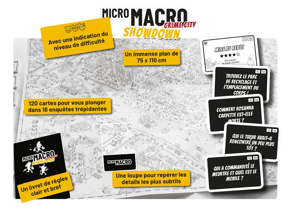 Acheter Micro macro crime city : Showdown - Editions Spielwiese Johannes Sich Hard Boiled Games ...